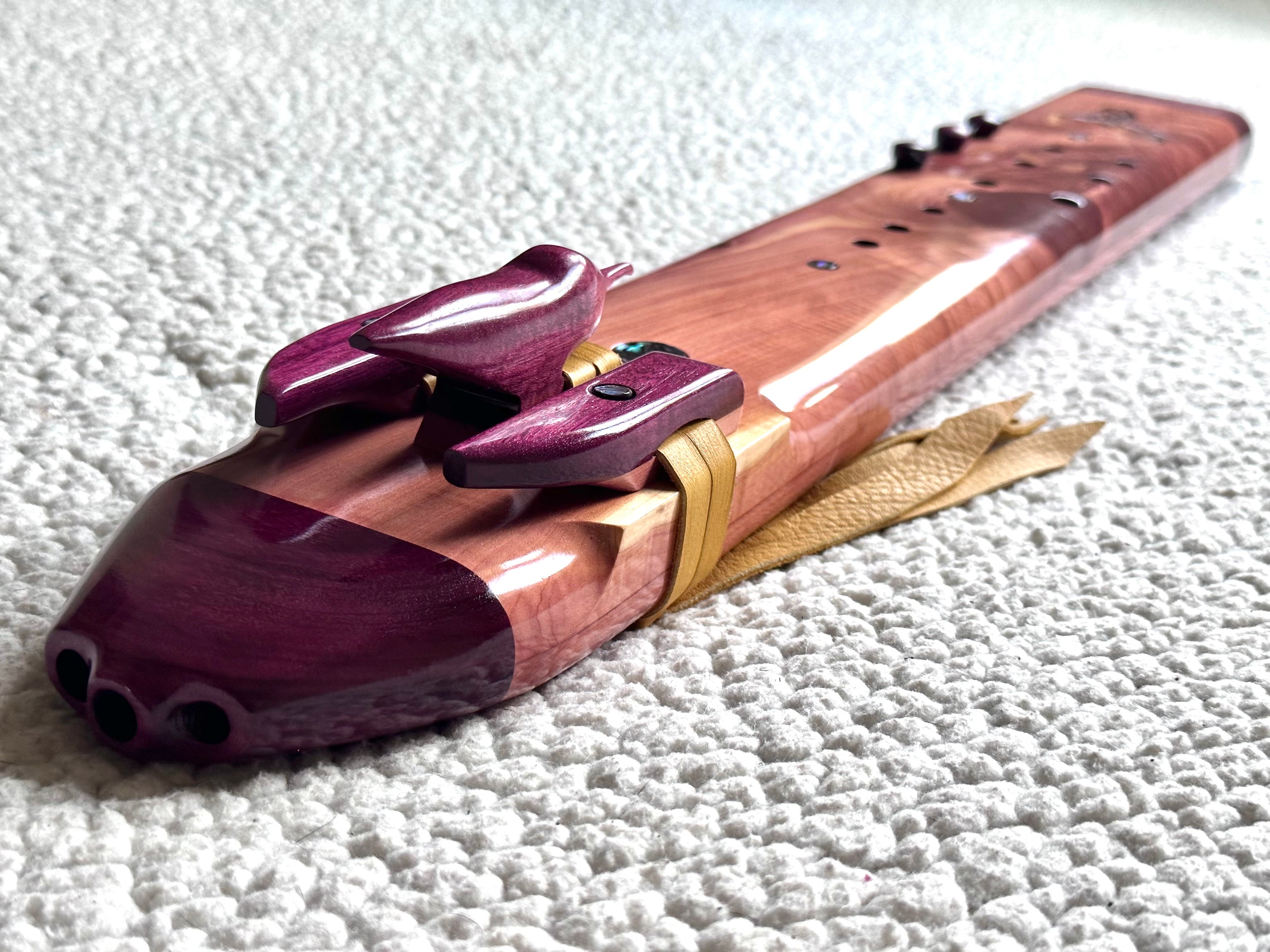 Hummingbird triple drone flute - Bass D - 432hz – Cora Flutes
